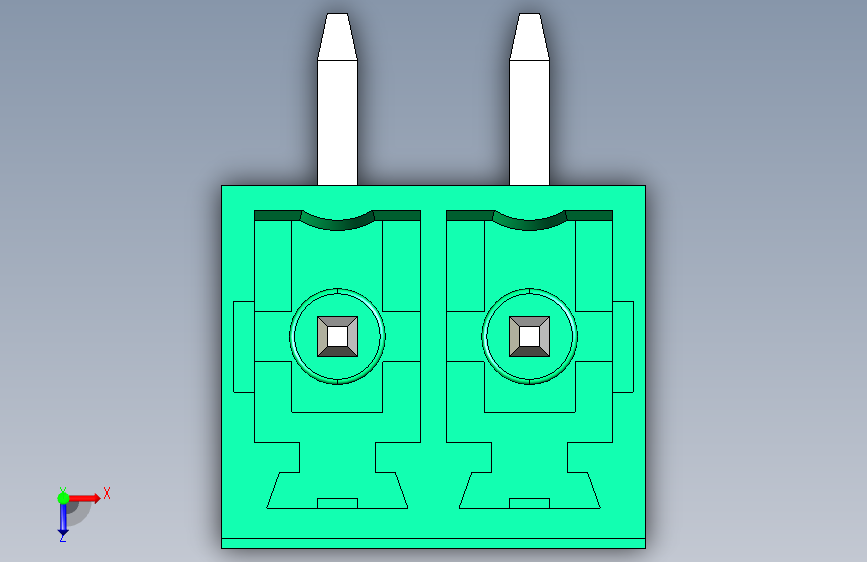 DEGSON 15EDG 系列 3.81mm 插拔式接线端子-15EDGRC-3.81-02P-14-00AH_STEP_模型图纸下载 – 懒石网