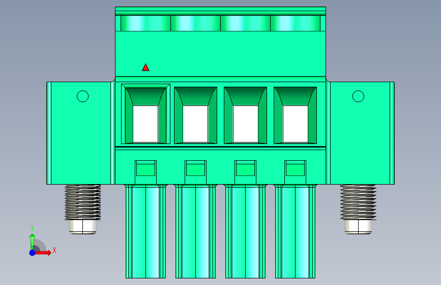 DEGSON 15EDG（公头） 3.5mm 螺钉锁紧，插拔式接线端子 FullPack-15EDGKBM-3.5-04P-14-00AH_STEP_模型图纸下载 – 懒石网
