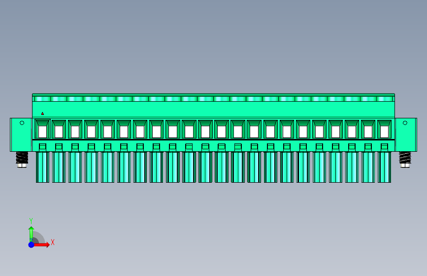 DEGSON 15EDG（公头） 3.5mm 螺钉锁紧，插拔式接线端子 FullPack-15EDGKBM-3.5-22P-14-00AH_STEP_模型图纸下载 – 懒石网