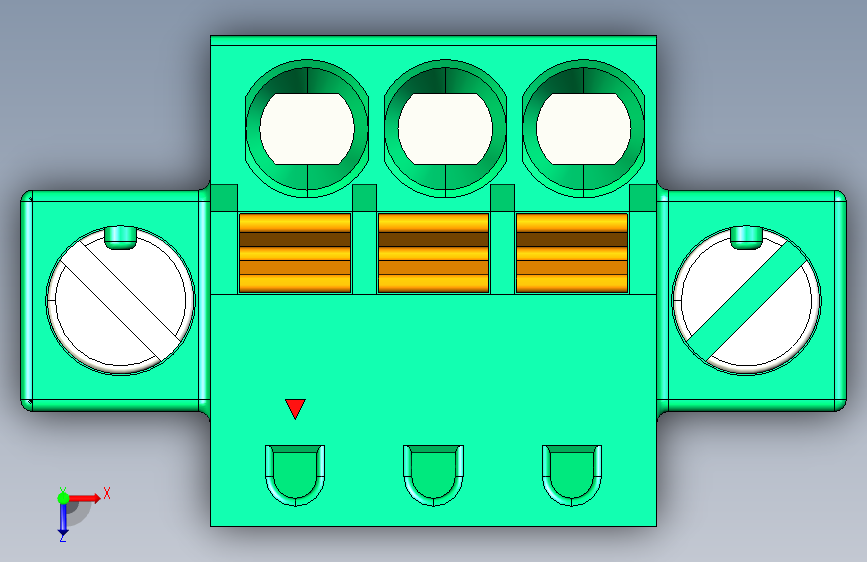 DEGSON 15EDG（公头） 3.5mm 螺钉锁紧，插拔式接线端子 FullPack-15EDGKDM-3.5-03P-14-00AH_STEP_模型图纸下载 – 懒石网