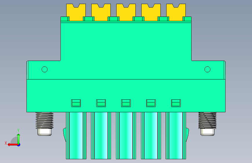 DEGSON 15EDG（公头） 3.5mm 螺钉锁紧，插拔式接线端子 FullPack-15EDGKNM-3.5-05P-14-00AH_STEP_模型图纸下载 – 懒石网