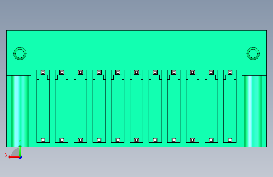 DEGSON 15EDG（公头） 3.5mm 螺钉锁紧，插拔式接线端子 FullPack-15EDGRHM-3.5-22P-14-00AH_STEP_模型图纸下载 – 懒石网