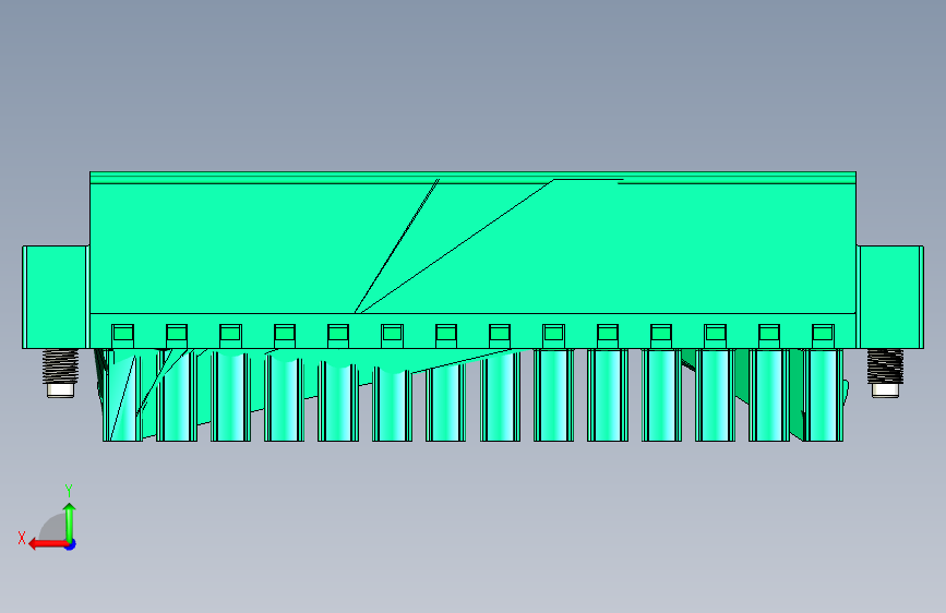 DEGSON 15EDG（公头） 3.81mm 螺钉锁紧，插拔式接线端子 FullPack-15EDGKAM-3.81-14P-14-00AH_STEP_模型图纸下载 – 懒石网