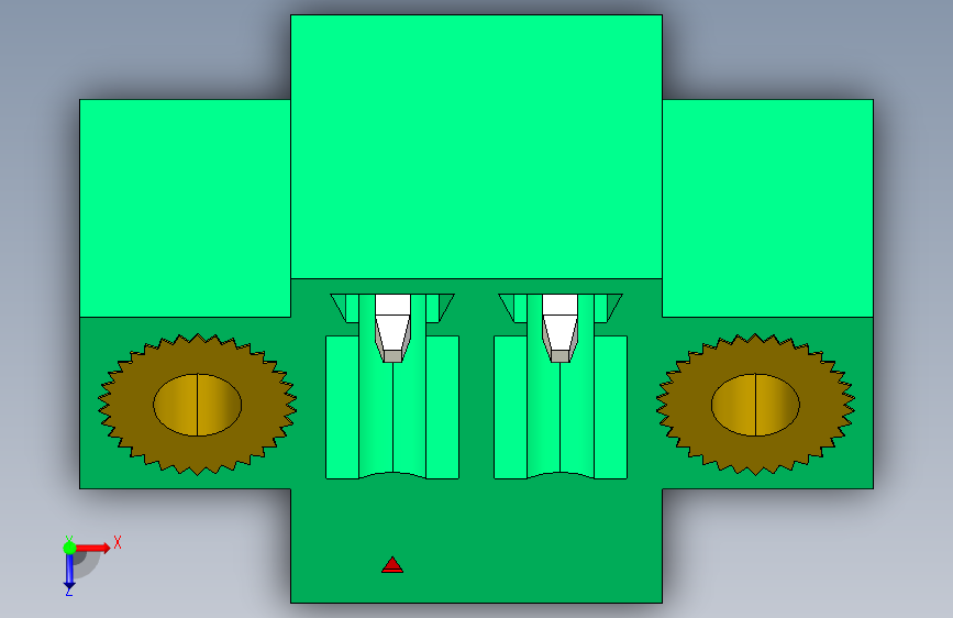 DEGSON 15EDG（公头） 3.81mm 螺钉锁紧，插拔式接线端子 FullPack-15EDGLM-3.81-02P-14-00AH_STEP_模型图纸下载 – 懒石网