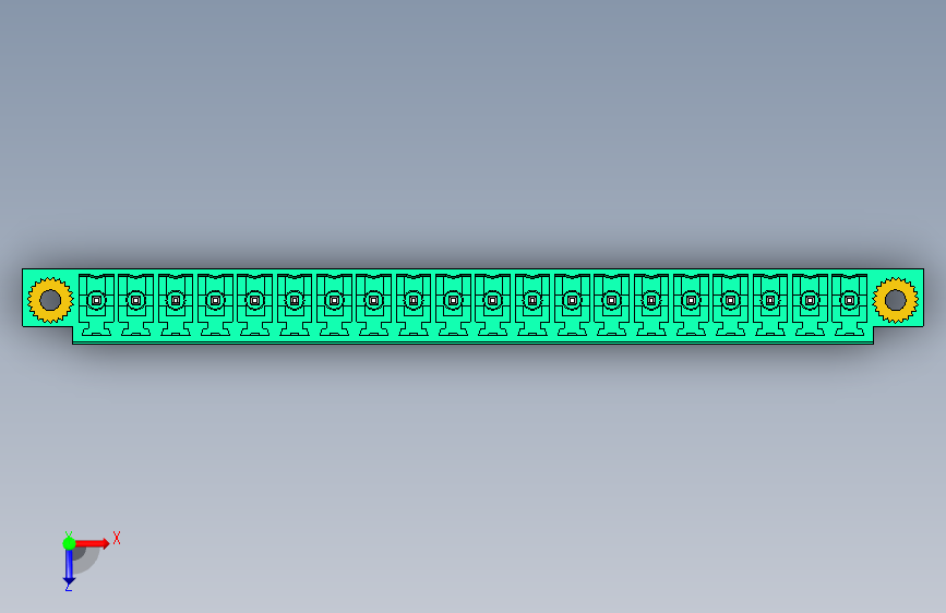 DEGSON 15EDG（公头） 3.81mm 螺钉锁紧，插拔式接线端子 FullPack-15EDGVM-3.81-20P-14-00AH_STEP_模型图纸下载 – 懒石网