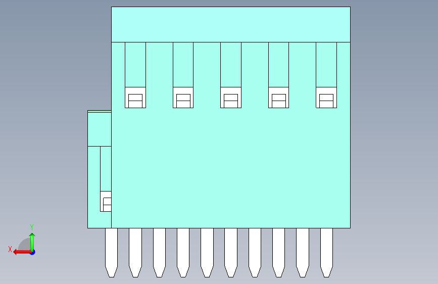 DG381A-3.5-10P-14-00AH_STEP_模型图纸下载 – 懒石网
