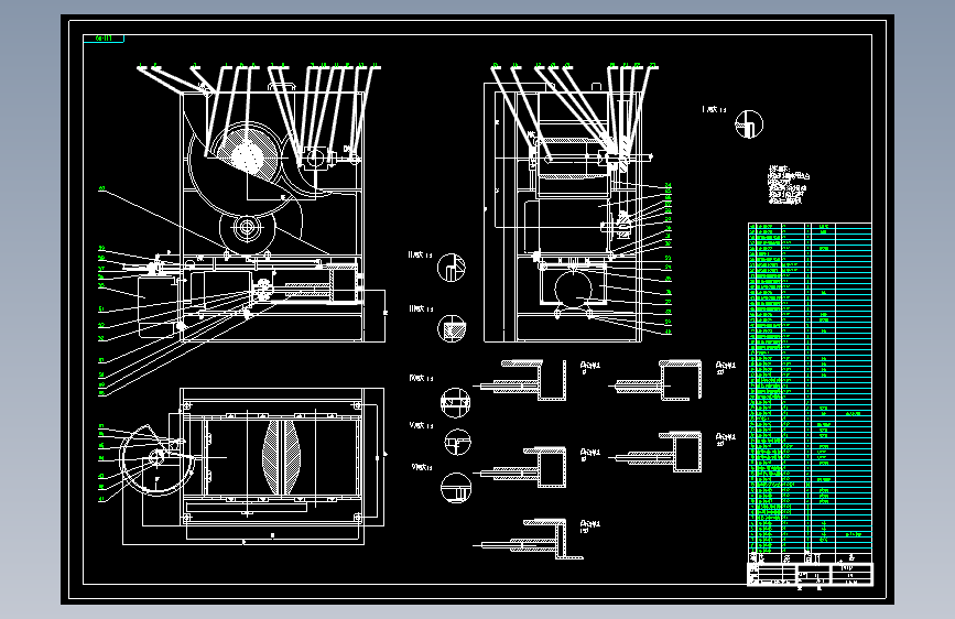 物料分拣装置设计含CAD+说明书_AutoCAD 2007_模型图纸下载 – 懒石网
