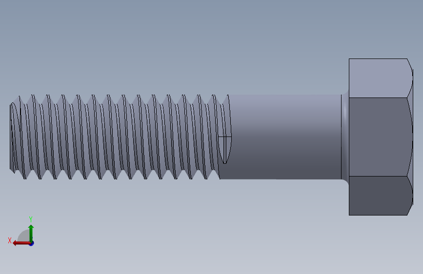 UNC 六角螺栓-Hex Bolt 0.3125-18 x 1.250.SLDPRT_SOLIDWORKS 2019_模型图纸下载 – 懒石网