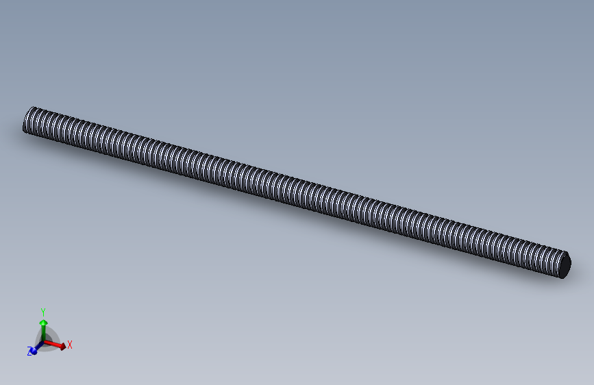 公制 （ISO） 梯形螺钉-TR9x2x200.SLDPRT_SOLIDWORKS 2019_模型图纸下载 – 懒石网