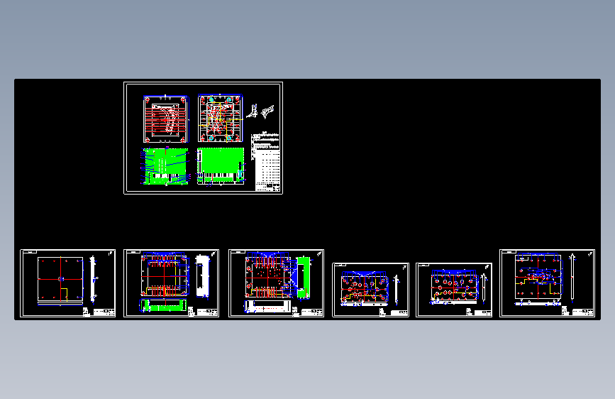 E1030-汽车翼子板模具设计CAD+说明书_AutoCAD 2010_模型图纸下载 – 懒石网