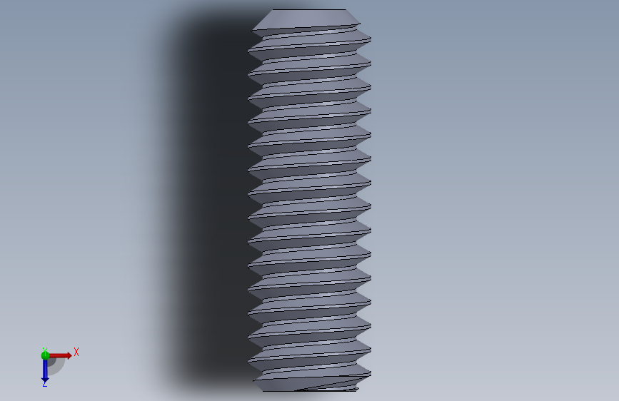 UNC 平头紧定螺钉-UNC SET SCREW 8-32 x0.500.SLDPRT_SOLIDWORKS 2019_模型图纸下载 – 懒石网