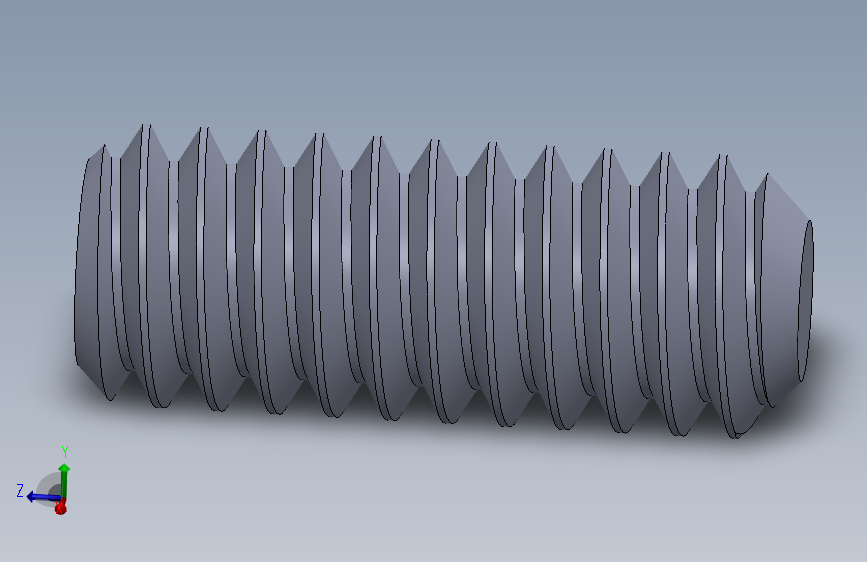 UNC 平头紧定螺钉-UNC SET SCREW 5-40 x0.3125.SLDPRT_SOLIDWORKS 2019_模型图纸下载 – 懒石网