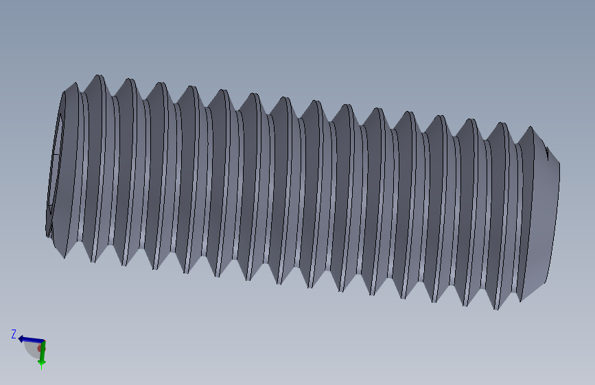 UNC 平头紧定螺钉-UNC SET SCREW 0.375 x1.000.SLDPRT_SOLIDWORKS 2019_模型图纸下载 – 懒石网