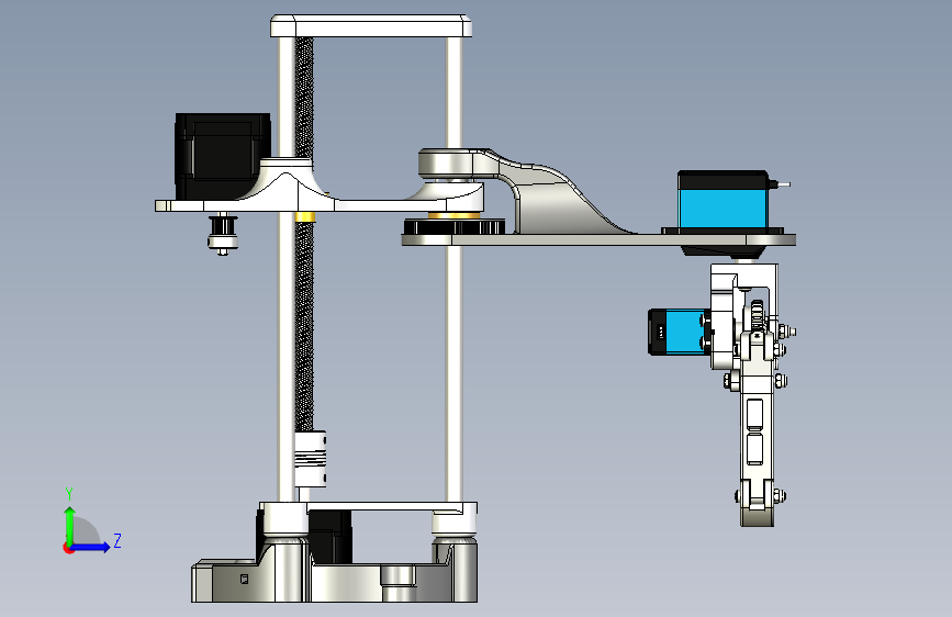 simplified-scara机器人---stp_STEP_模型图纸下载 – 懒石网