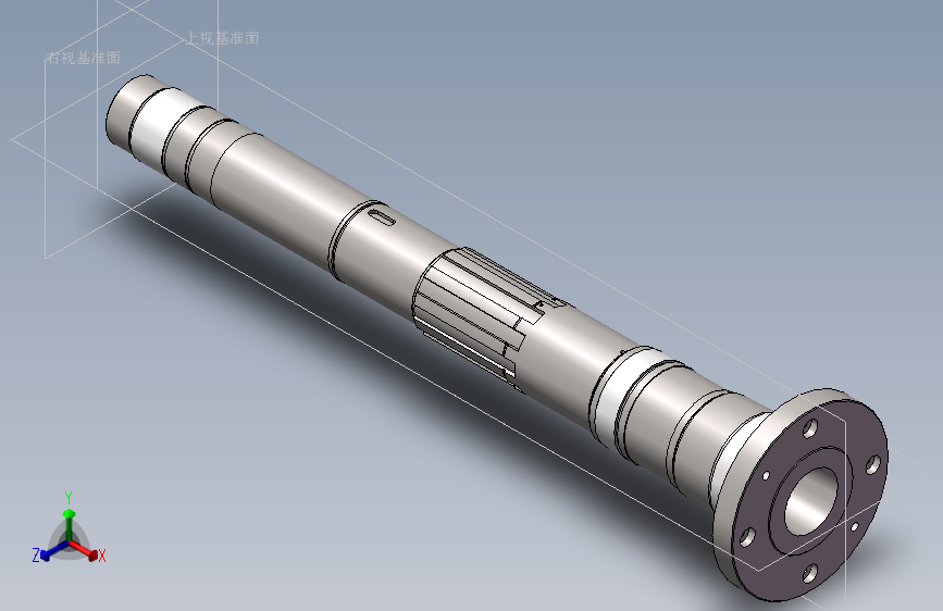 主轴_SOLIDWORKS 2021_模型图纸下载 – 懒石网