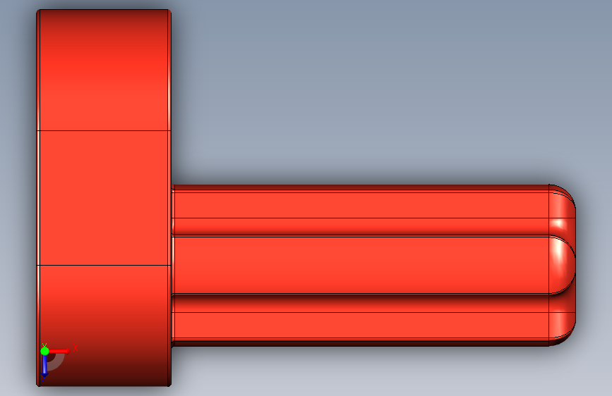 气缸电机-2853 Bright Red Technic Engine Crankshaft_STEP_模型图纸下载 – 懒石网