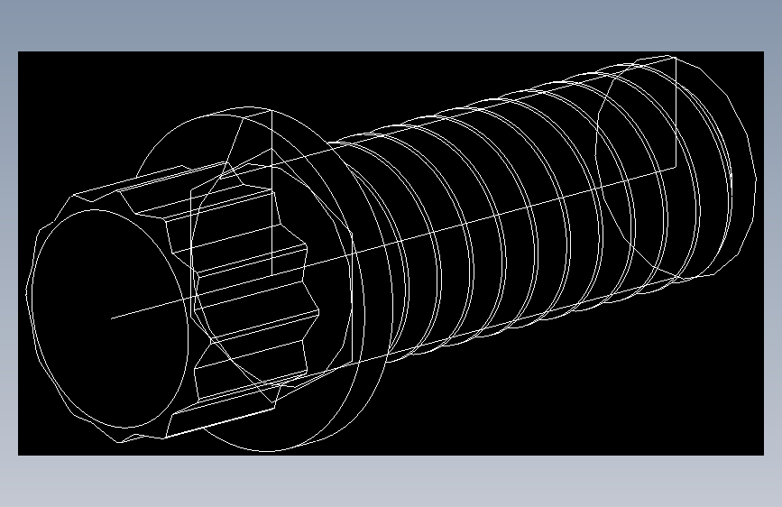 1-4in-20 5-8long 12-point screws.DWG_AutoCAD 2000_模型图纸下载 – 懒石网