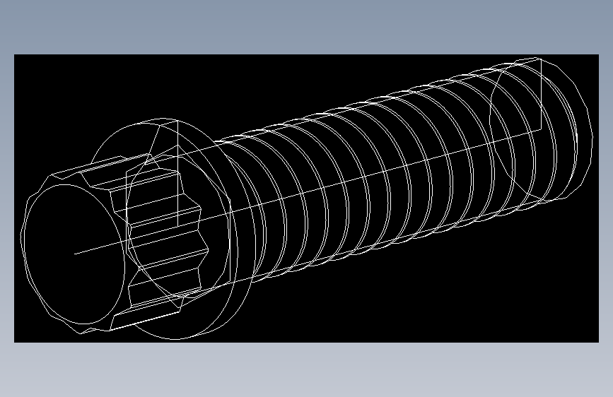 1-4in-20 7-8long 12-point screws.DWG_AutoCAD 2000_模型图纸下载 – 懒石网