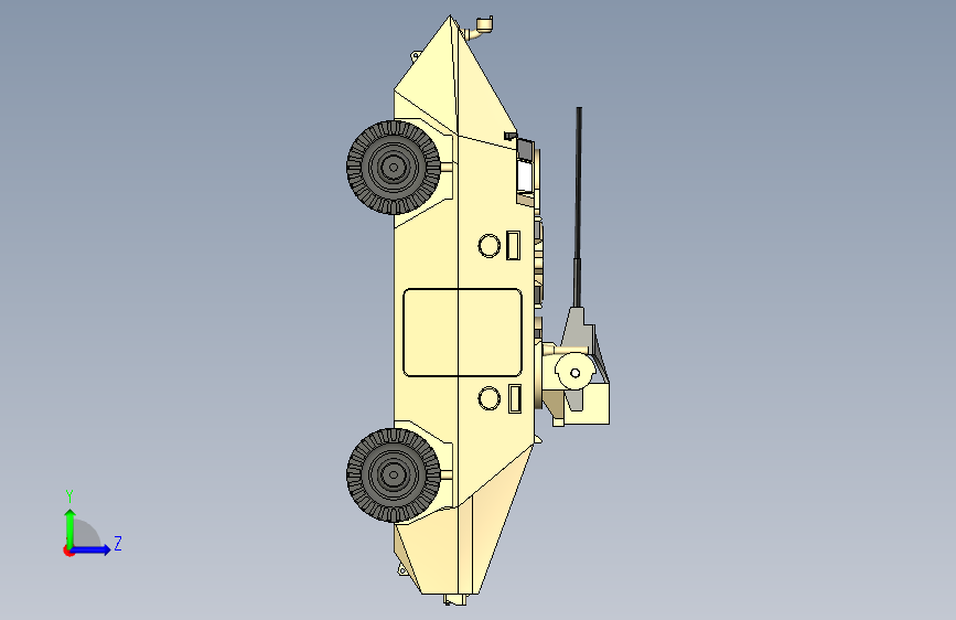 R3 T20 FA-HS轮式装Jia车外形简易_Inventor 2022_模型图纸下载 – 懒石网