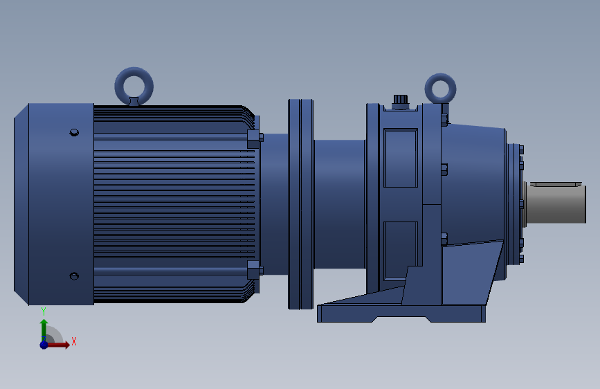 E1341-BWD2-17-4KW电机减速机三维SW2014带参_SOLIDWORKS 2014_模型图纸下载 – 懒石网