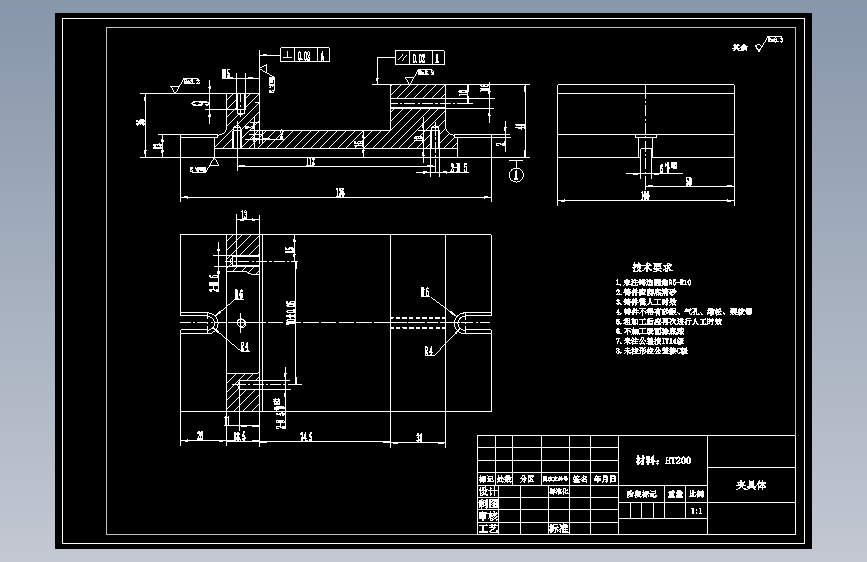1G089--法兰盘的加工工艺，设计铣R10圆弧槽的铣床夹具_AutoCAD 2010_模型图纸下载 – 懒石网