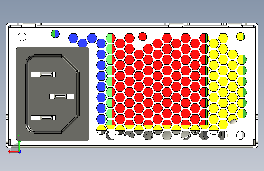 1U FLEX ATX 电源_STEP_模型图纸下载 – 懒石网