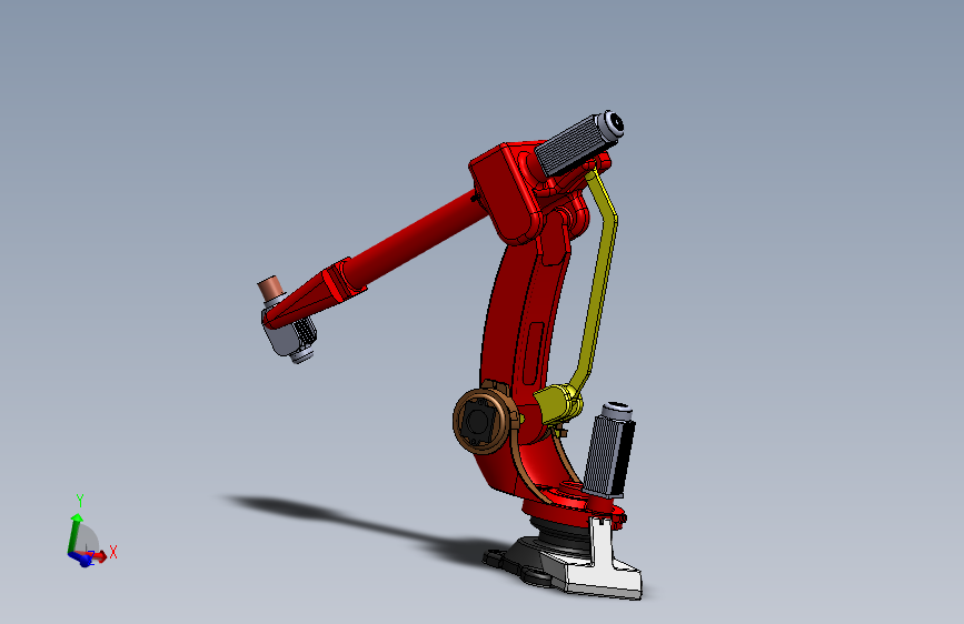 6 axis robot_SOLIDWORKS _模型图纸下载 – 懒石网