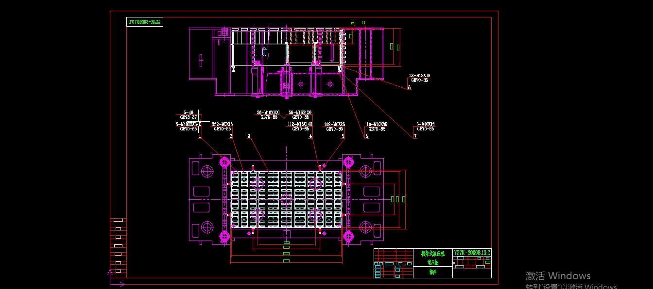 27K-2000B框架式液压机160_SOLIDWORKS 2018_模型图纸下载 – 懒石网