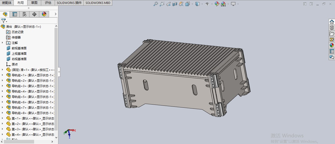27K-2000B框架式液压机160_SOLIDWORKS 2018_模型图纸下载 – 懒石网