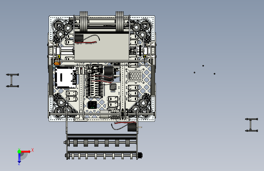 FRC竞赛机器人6431号小车_STEP _模型图纸下载 – 懒石网