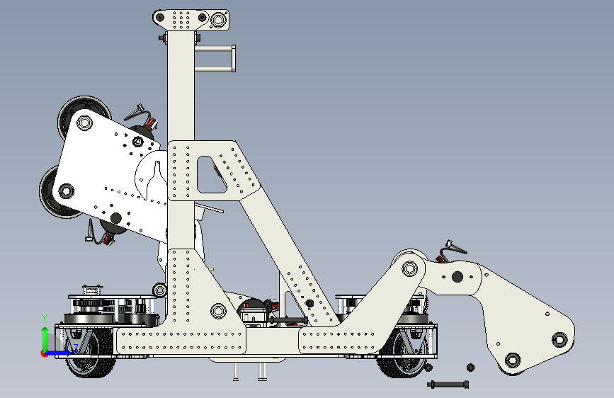 FRC竞赛机器人6431号小车_STEP _模型图纸下载 – 懒石网