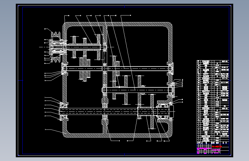 C6140车床主轴箱设计CAD+说明书_AutoCAD 2010_模型图纸下载 – 懒石网