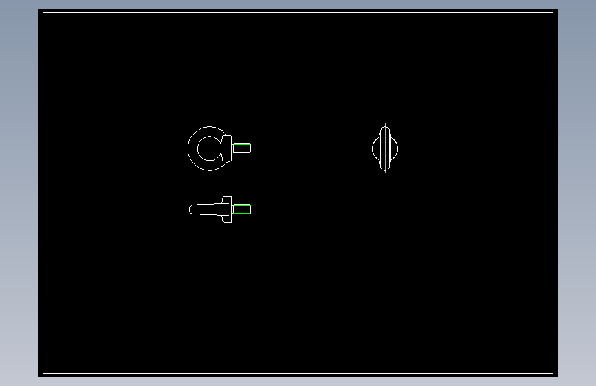 活节螺栓 - GB 825-88_AutoCAD 2000_模型图纸下载 – 懒石网
