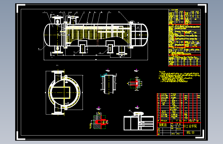固定管板-86942-57bi_AutoCAD 2007_模型图纸下载 – 懒石网
