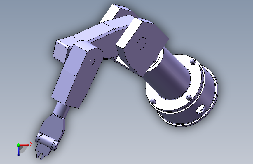 W282-六自由度焊接机械手设计-机械手_SOLIDWORKS _模型图纸下载 – 懒石网