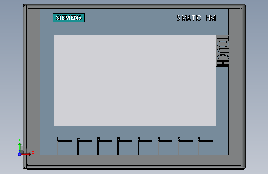 170423A4-KTP700 触摸屏_SOLIDWORKS 2016_模型图纸下载 – 懒石网