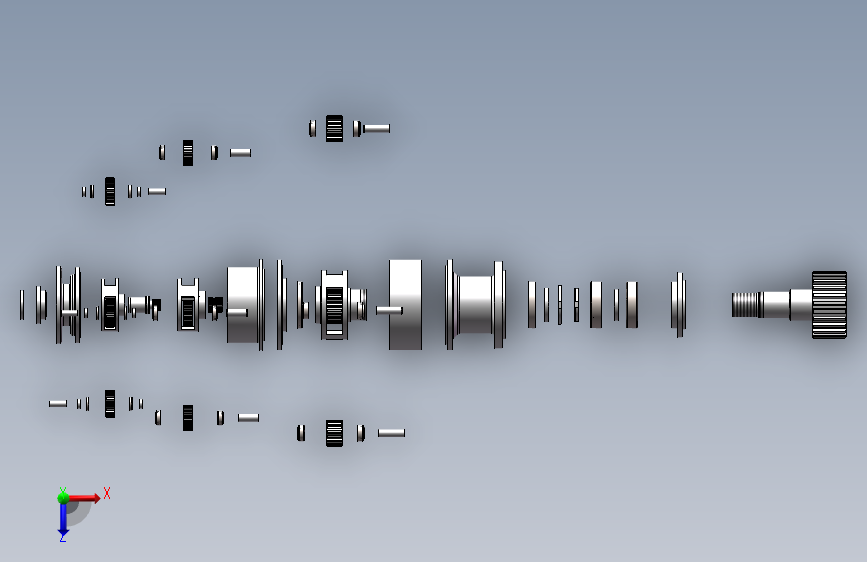 1.5MW风力发电机组BJ1500变桨齿轮箱设计与仿真分析（二维+三维+说明书）_SOLIDWORKS 2014_模型图纸下载 – 懒石网