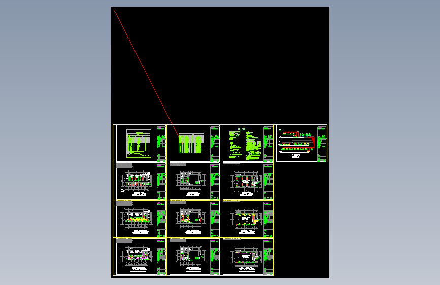 某办公楼VRV系统设计图_AutoCAD 2007_模型图纸下载 – 懒石网