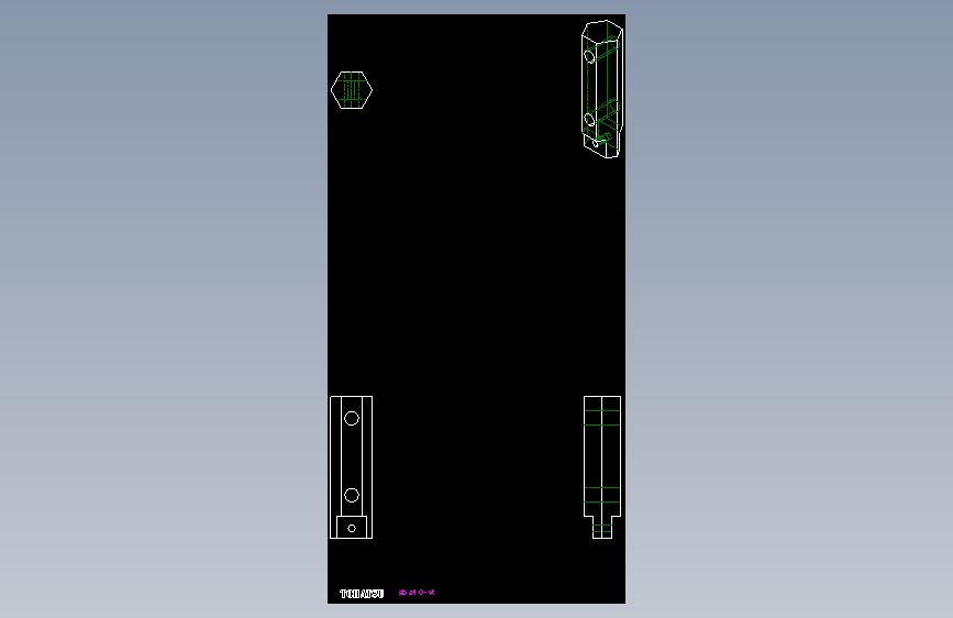 滑動塊SBS-VT-2D多系列多零件图纸模型_AotuCAD dxf_模型图纸下载 – 懒石网