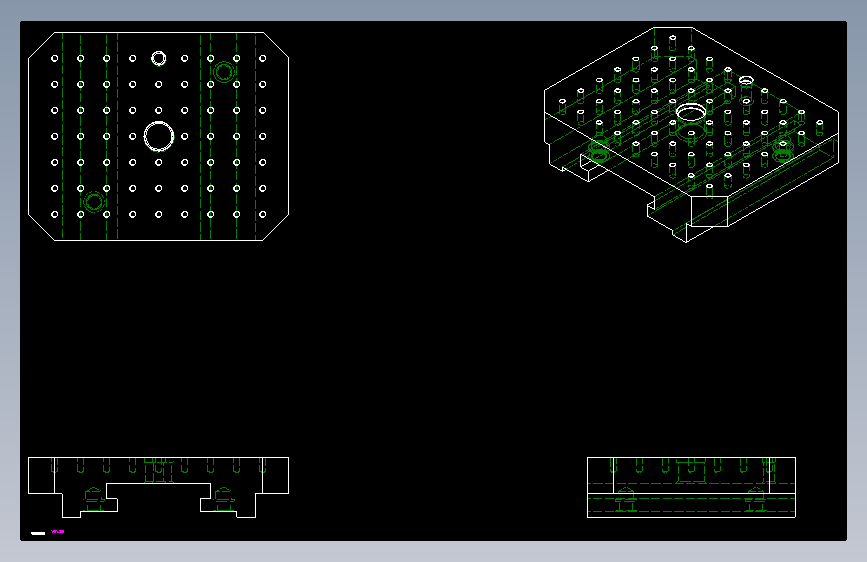 基板1901-2D多系列多零件图纸模型_AotuCAD dxf_模型图纸下载 – 懒石网