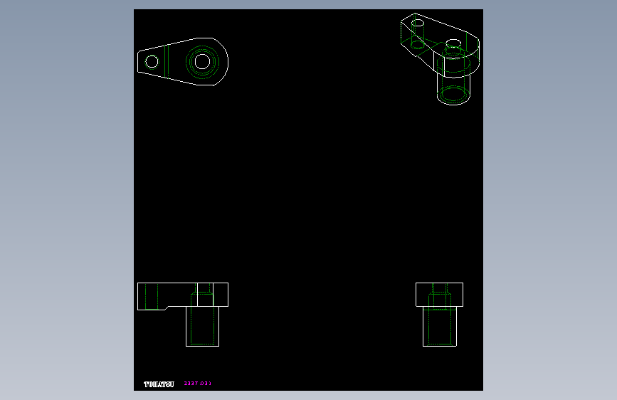 夾具2337-2D多系列多零件图纸模型_AotuCAD dxf_模型图纸下载 – 懒石网