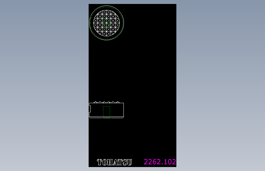 夾爪(圓型)2262-2D多系列多零件图纸模型_AotuCAD dxf_模型图纸下载 – 懒石网