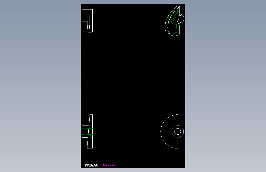 扣件2226(A)-2D多系列多零件图纸模型_AotuCAD dxf_模型图纸下载 – 懒石网