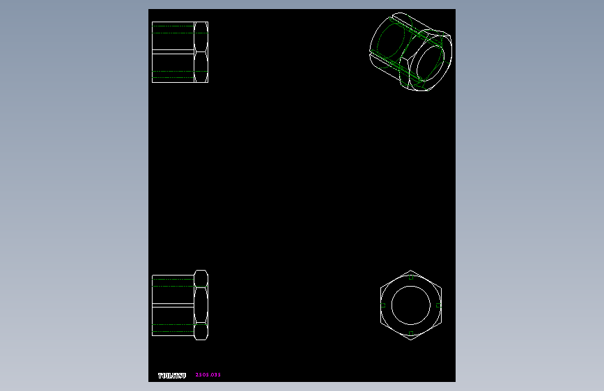 免鍵軸襯2505(B)-2D多系列多零件图纸模型_AotuCAD dxf_模型图纸下载 – 懒石网