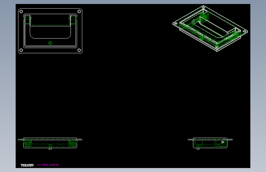 盤式取手SK-2D多系列多零件图纸模型_AotuCAD dxf_模型图纸下载 – 懒石网
