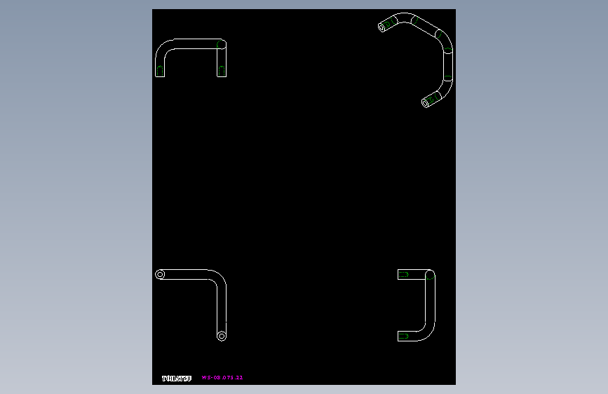 取手(鋼材)WS-2D多系列多零件图纸模型_AotuCAD dxf_模型图纸下载 – 懒石网