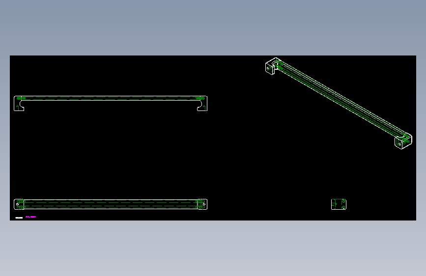 取手(鋁合金)AR-2D多系列多零件图纸模型_AotuCAD dxf_模型图纸下载 – 懒石网