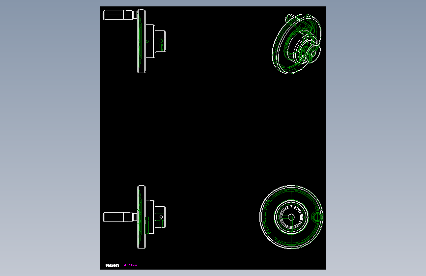 手輪(安裝重力指示器用)(A)DHW-2D多系列多零件图纸模型_AotuCAD dxf_模型图纸下载 – 懒石网