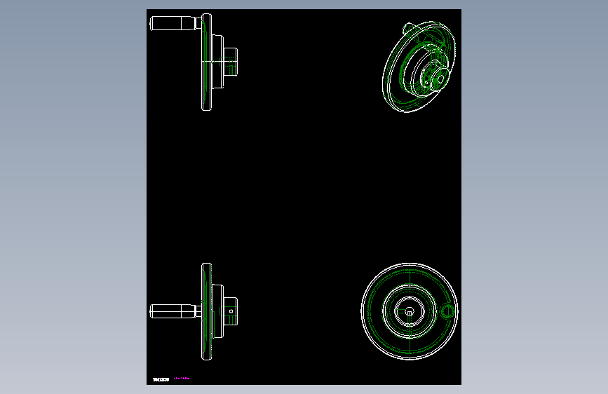 手輪(安裝重力指示器用)(A)DHW-2D多系列多零件图纸模型_AotuCAD dxf_模型图纸下载 – 懒石网