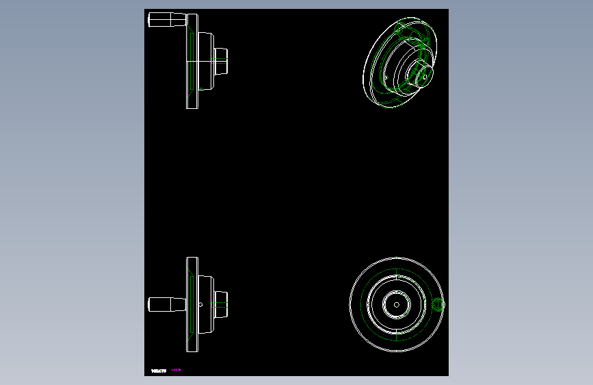 手輪(安裝重力指示器用)SHK-2D多系列多零件图纸模型_AotuCAD dxf_模型图纸下载 – 懒石网